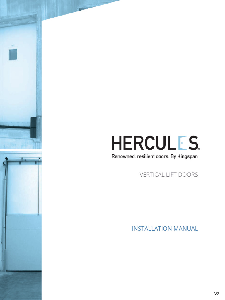 HERCULES Installation Manual Vertical Lift NA | PDF | Elevator | Switch
