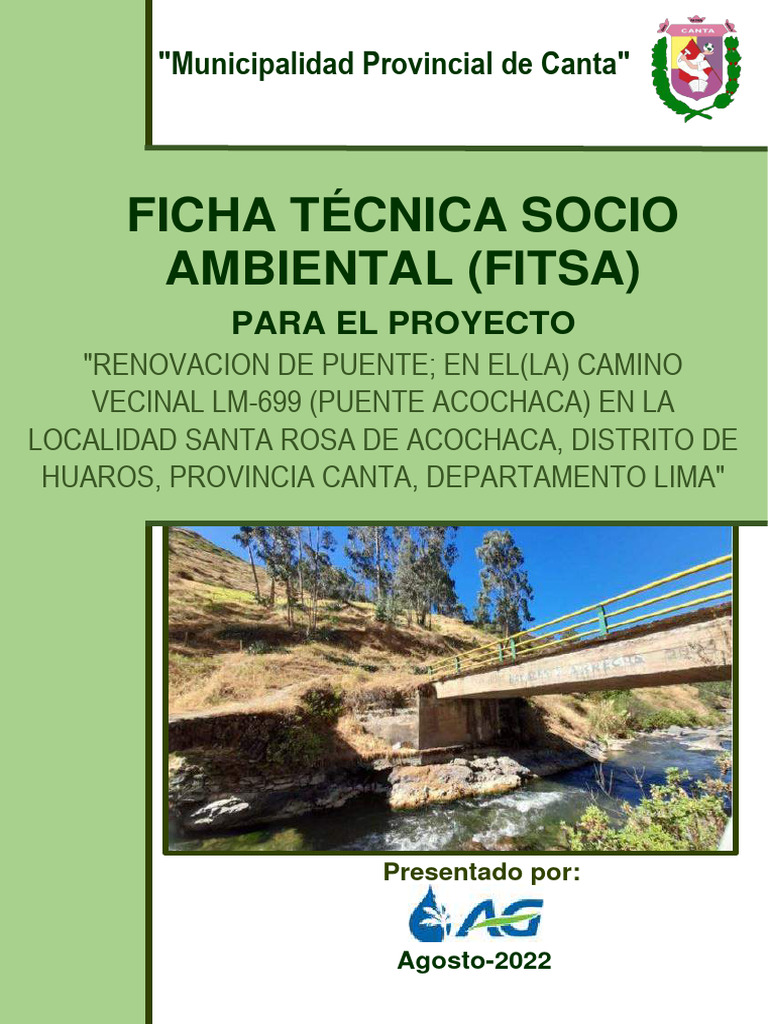 Fitsa Modelo | PDF | Evaluación de impacto ambiental | Residuos