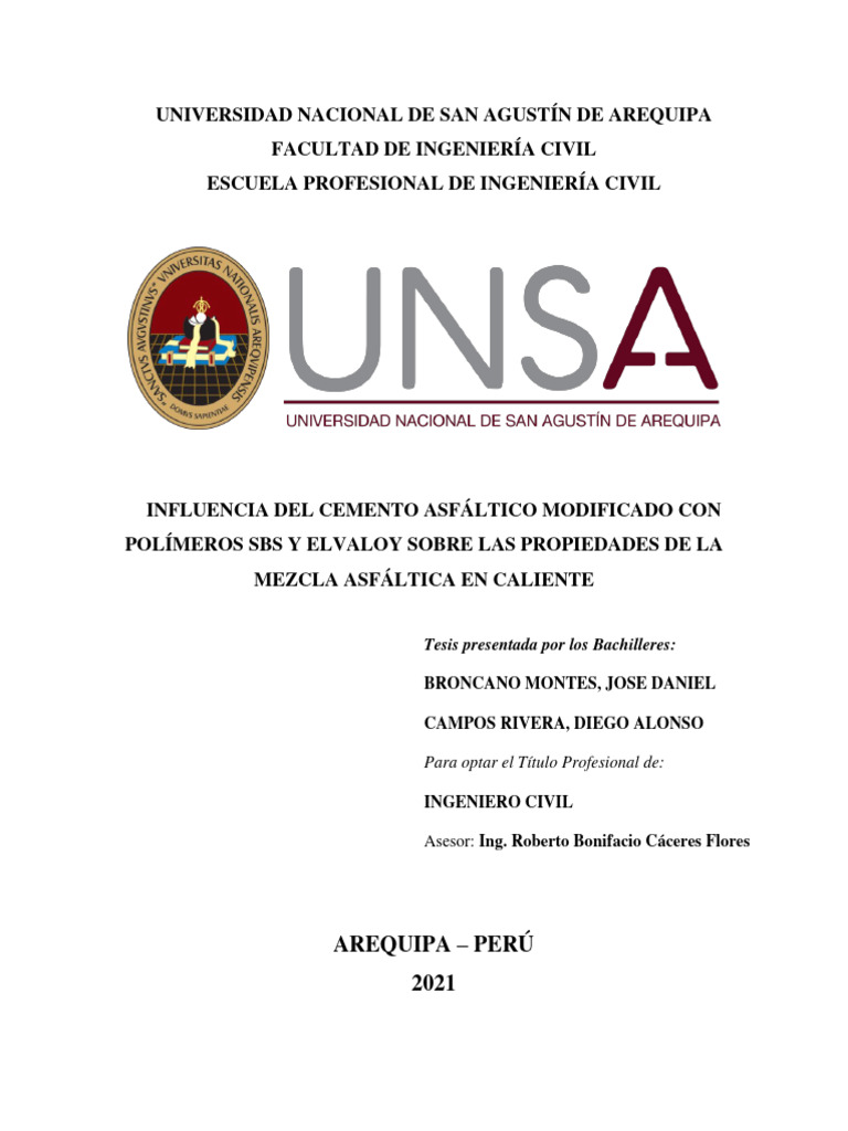 Primer Antecedente Unsa | Descargar gratis PDF | Ingeniería de ...