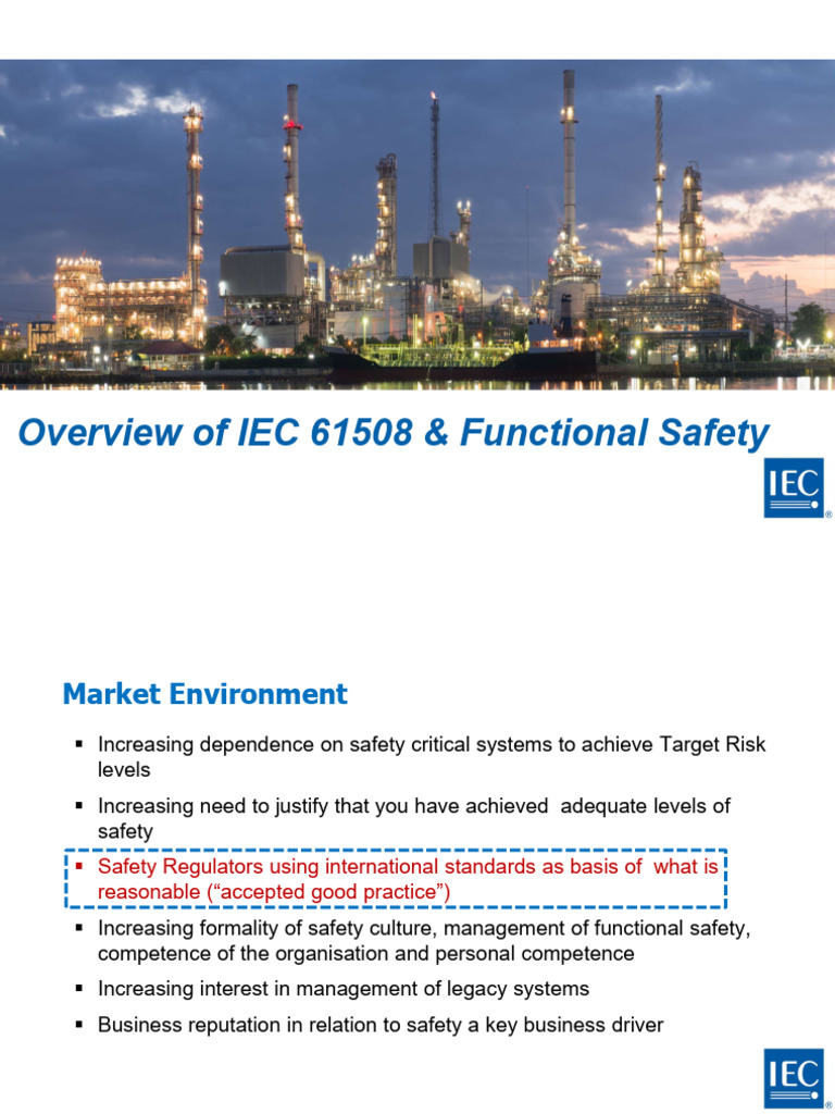 IEC 61508 & Functional Safety-2022 | PDF | Risk | Safety