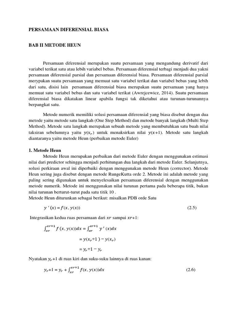 Kelompok 6 Metode Heun | PDF