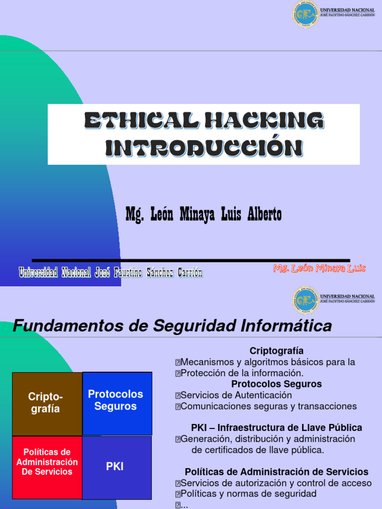 Guía #02 Fundamentos de Seguridad Informática | PDF | Seguridad | La seguridad informática