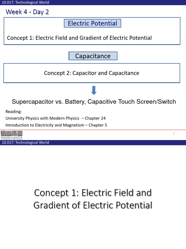 2024 Week 4 Day 2 Capacitor - Instructor Version | PDF | Capacitance | Capacitor