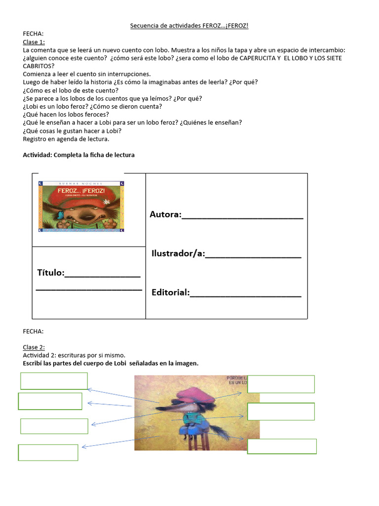 Secuencia de Actividades FEROZ | PDF