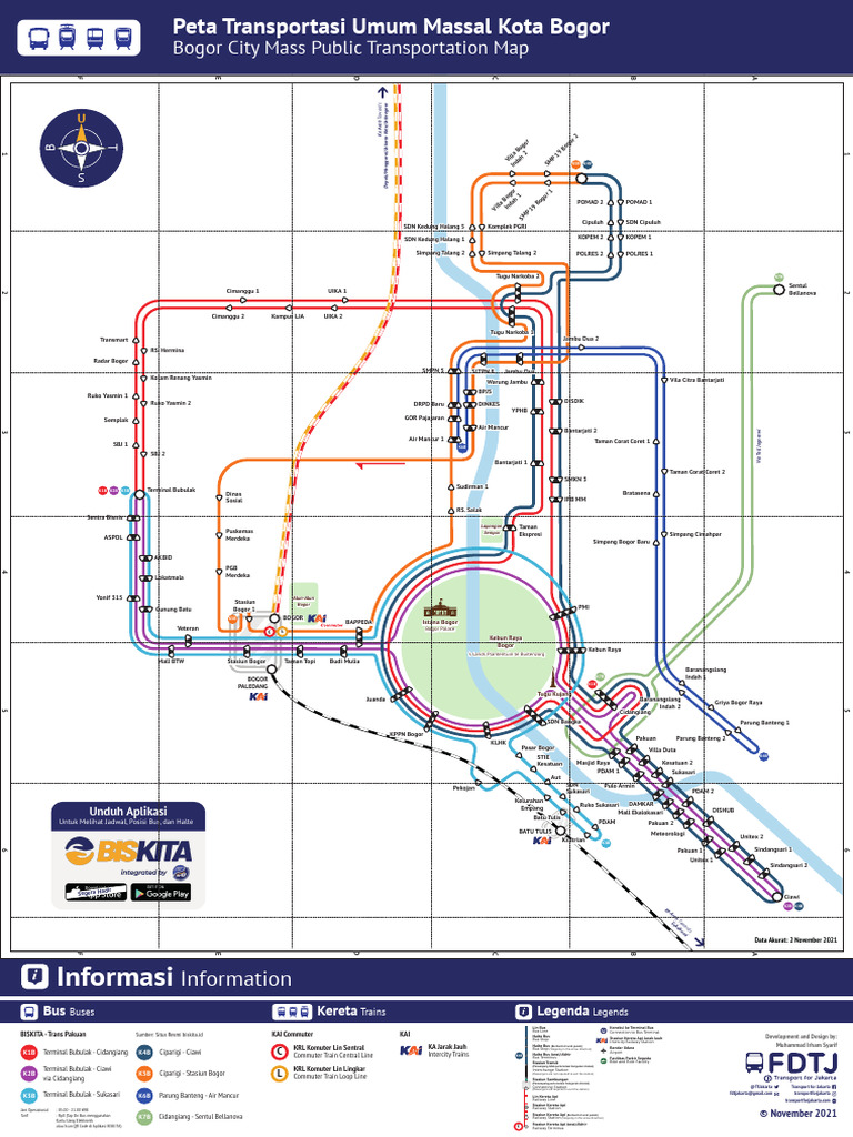Peta Transportasi Umum Bogor 2021 | PDF