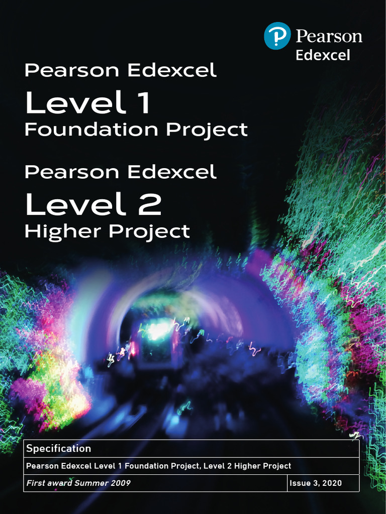 Pearson Project Specification Level 12 | PDF | Learning | Information