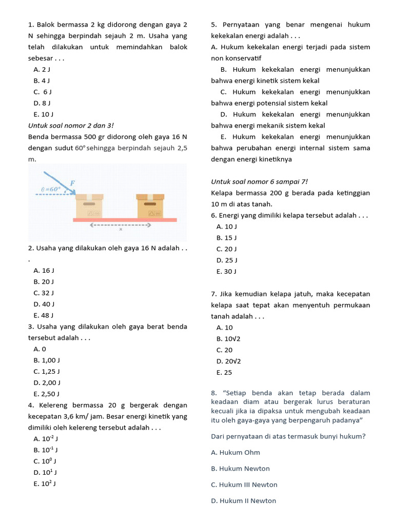 Soal SMT 2 Fisika | PDF