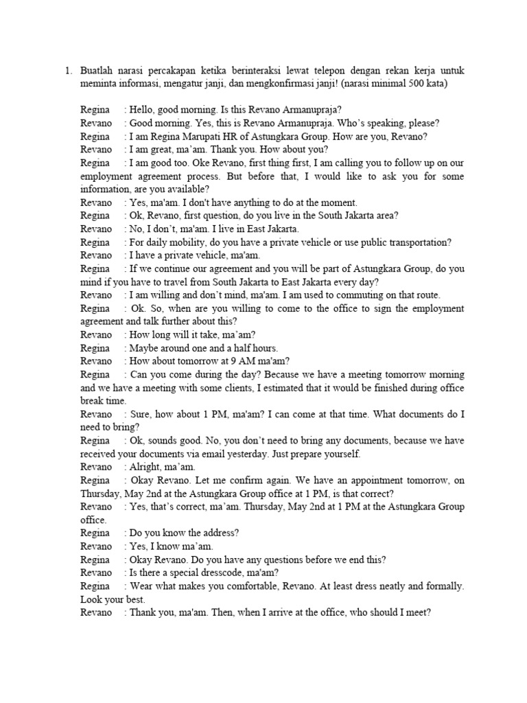 Dialog Office in English1 | PDF