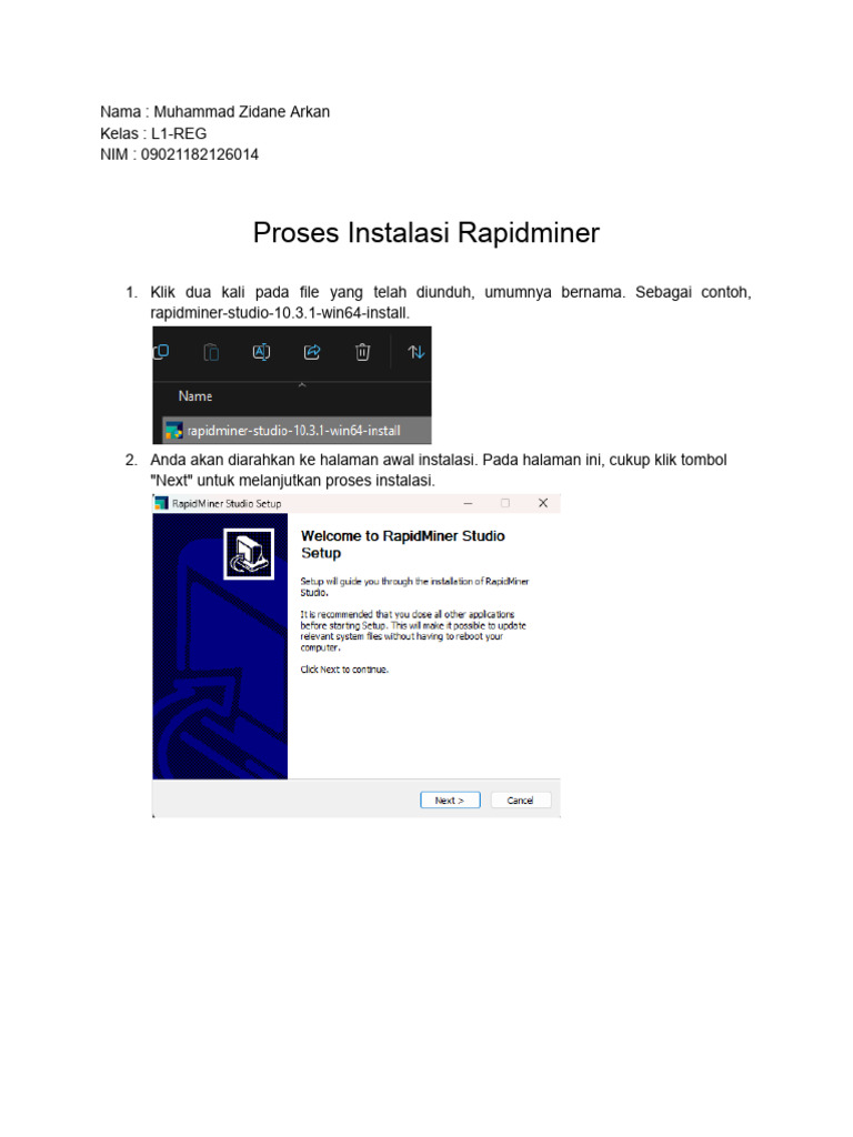 Install Rapid Miner | PDF | Bisnis | Hukum