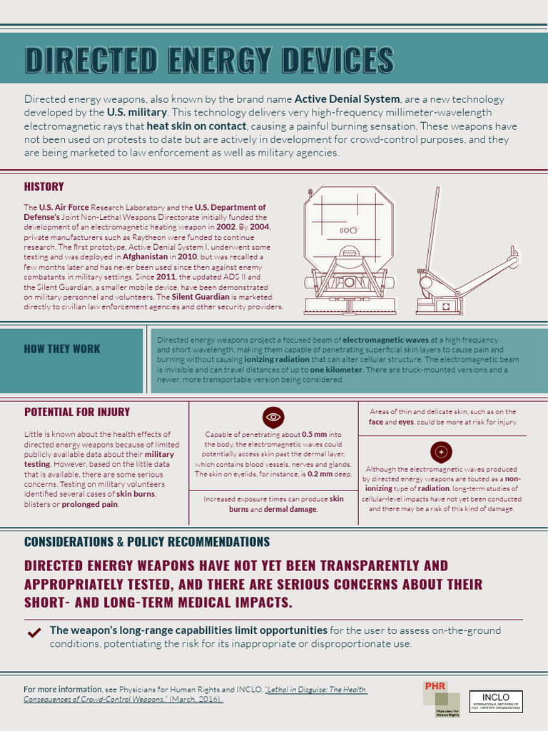 Directed Energy Devices | PDF | Safety