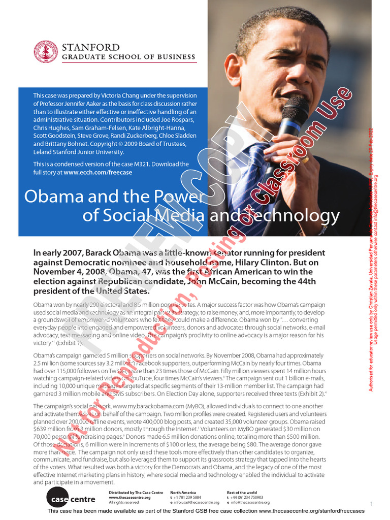 Caso Obama | PDF | Political Campaigns