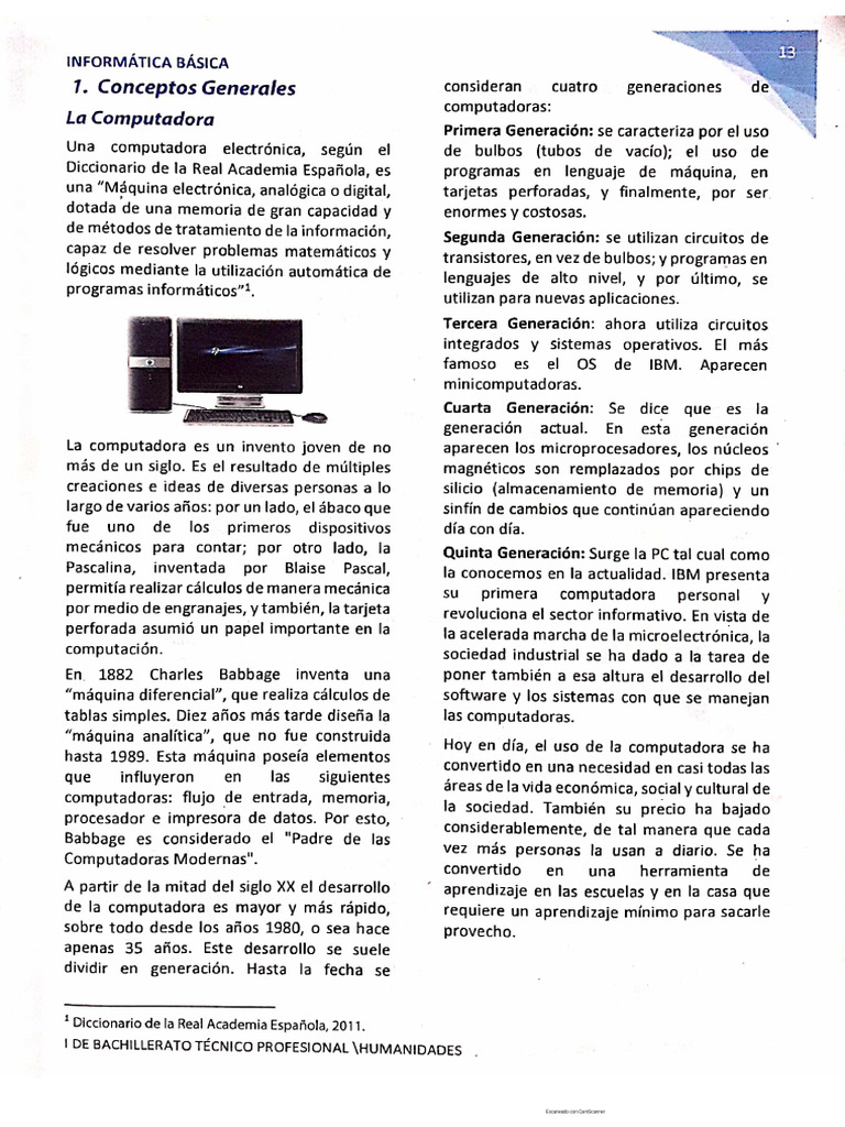 la computadora | PDF