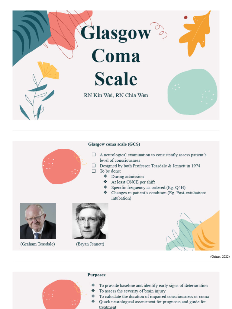 Glasgow Coma Scale | Download Free PDF | Motor Neuron | Central Nervous ...