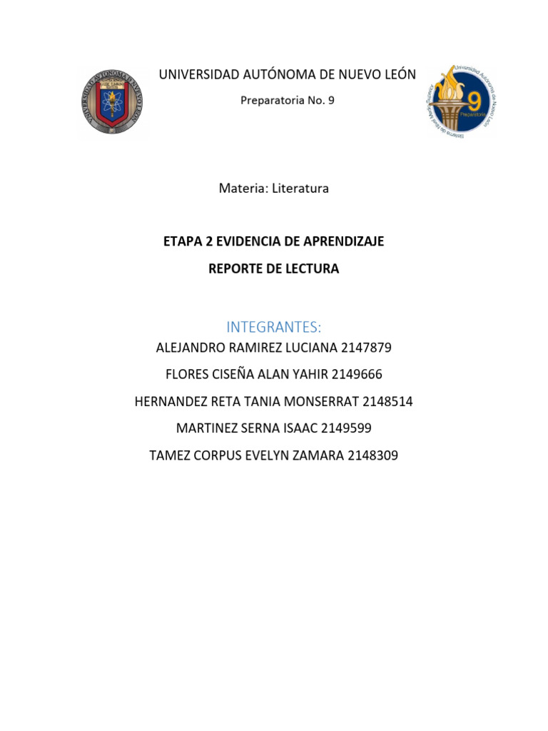 Ev2_reporte de Lectura | PDF | Doris Lessing