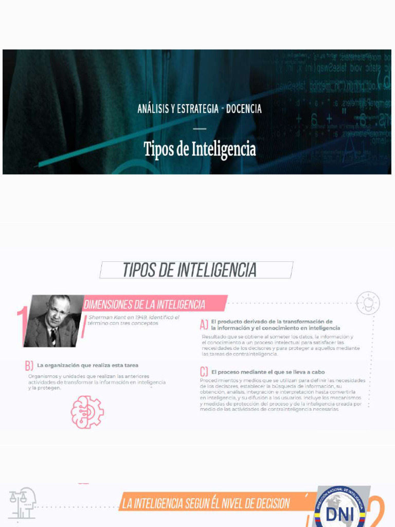 Tipos de Inteligencia | PDF
