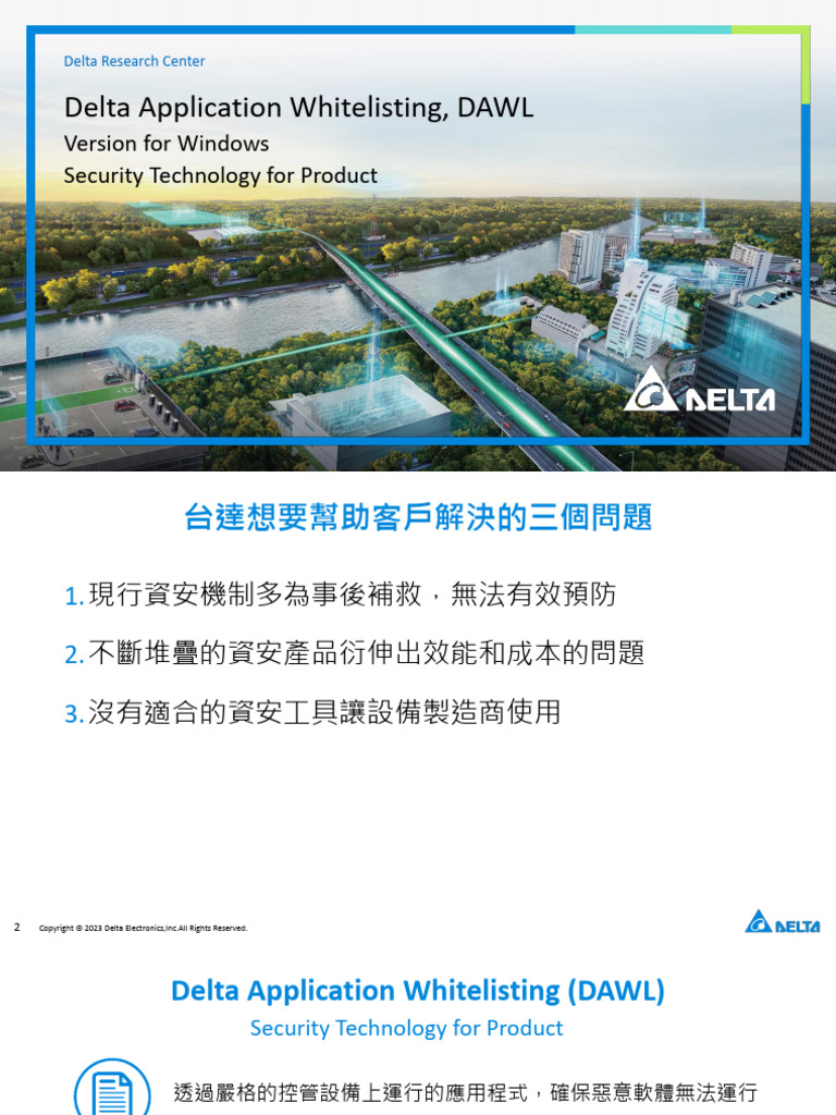 DELTA_DRC_SalesKit_DAWL_TC_Security_1030 | PDF