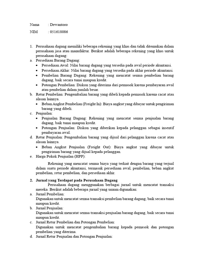 Akuntansi Dasar - Dewantoro | PDF