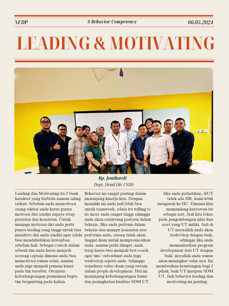 ASTRA - UT (8 Behavioral Competencies) | PDF | Pengembangan Diri