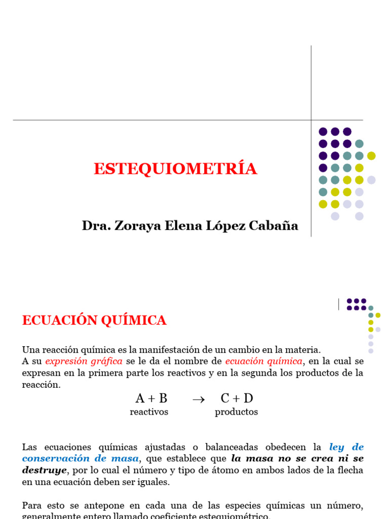 7 1 Estequiometría Descargar Gratis Pdf Estequiometría