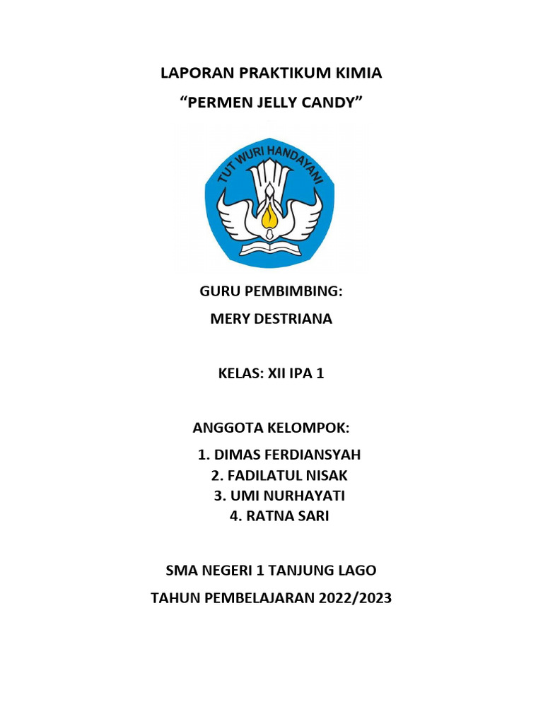 Laporan Praktikum Jelly Candy | PDF