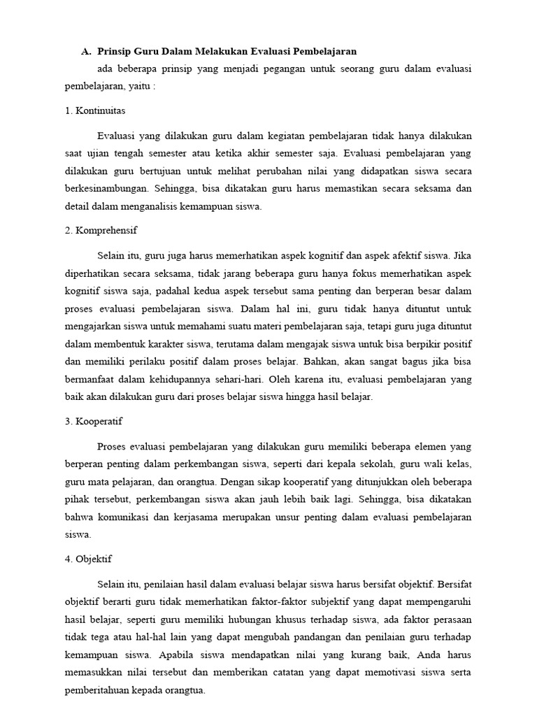 Materi Guru Sebagai Pelaksana Evaluasi Dan BK | PDF | Pengembangan Diri