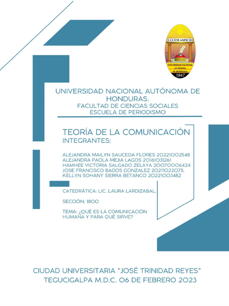 Qué es la Comunicación Humana y para qué sirve 2 | PDF