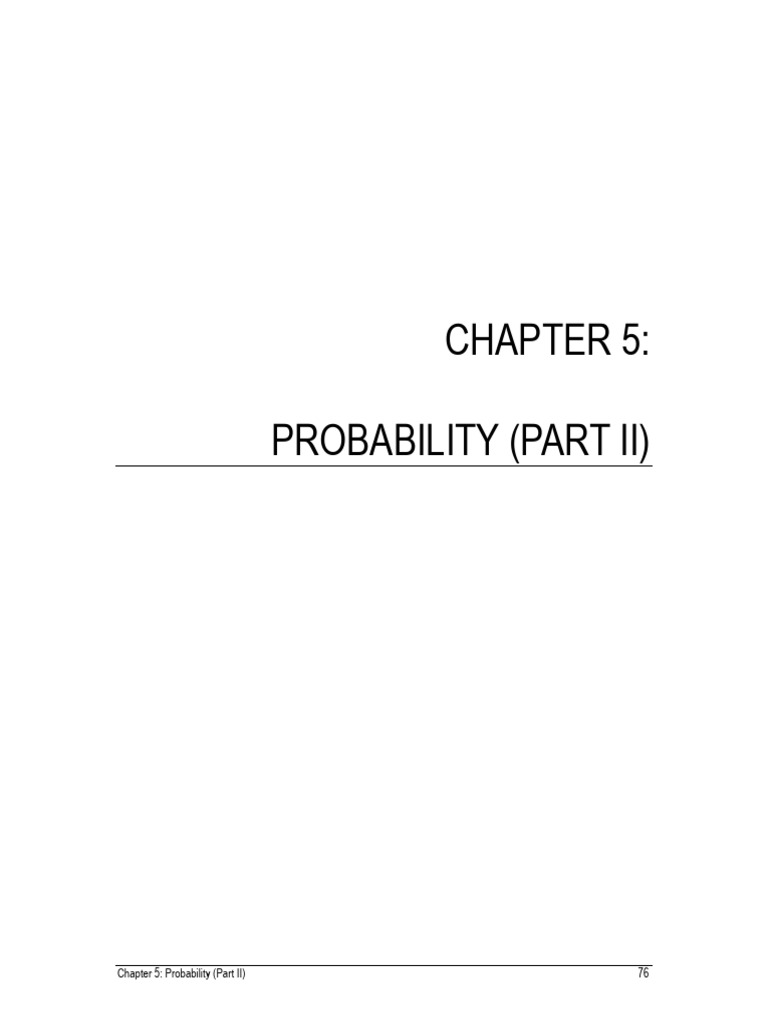 ST130 - Chapter 5 | PDF