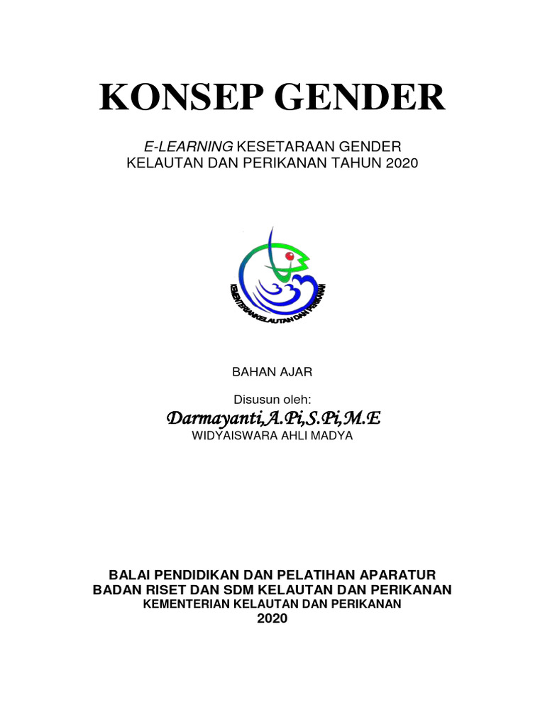Bahan Ajar Konsep Gender | PDF