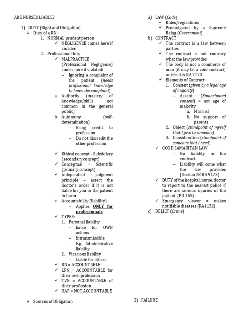 Pediatric Nursing (Normal - Abnormal) 2 | PDF | Defamation | Negligence