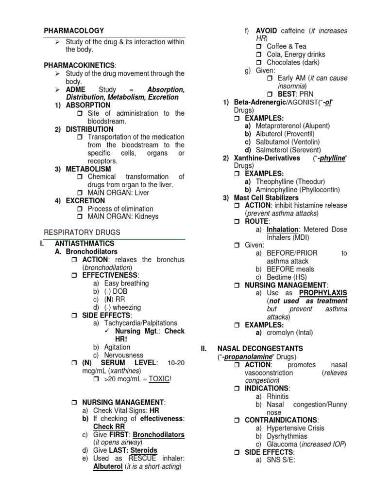 Pharmacology 1 - 2 | Download Free PDF | Pharmacology | Medical Treatments