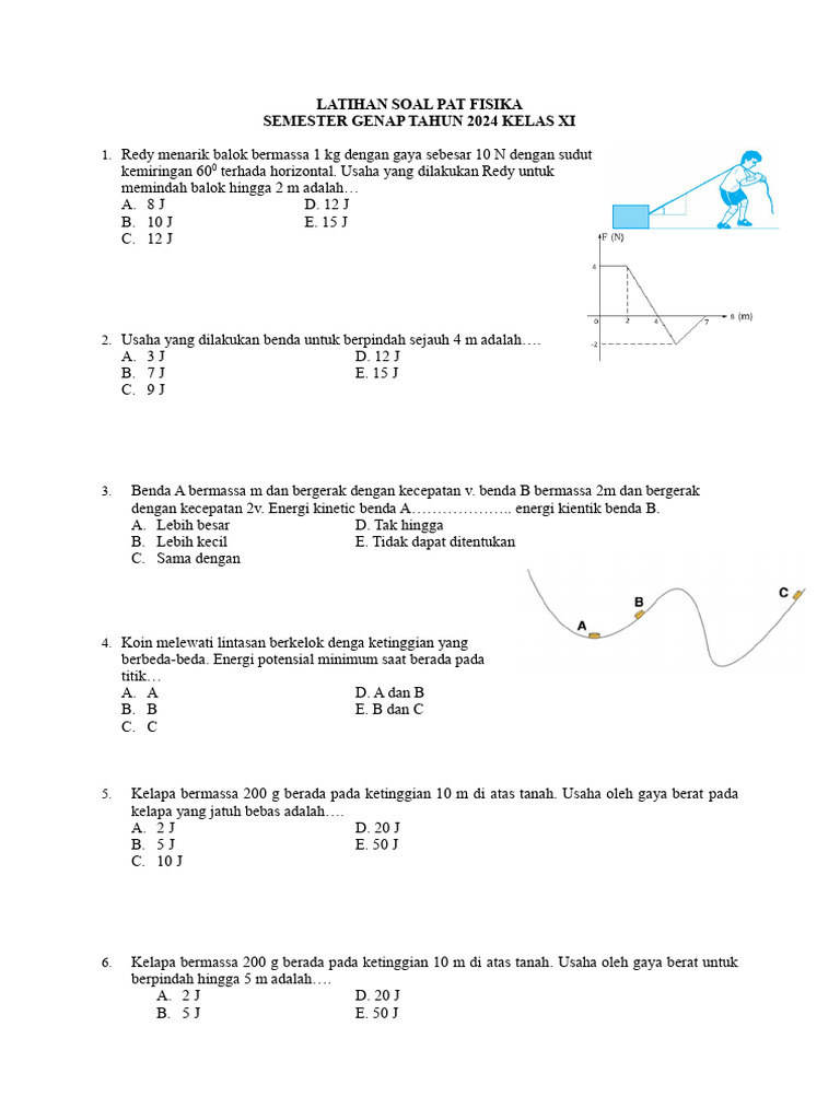 Latihan Soal Fisika Kelas XI | PDF