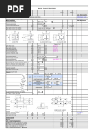 HSS Base Plate Design | PDF