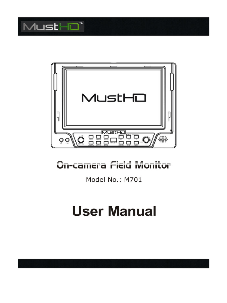 M701 Manual | PDF | Display Resolution | Video
