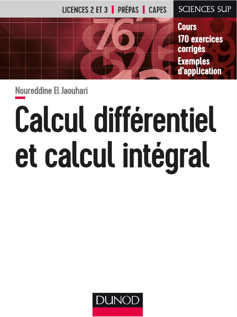 Calcul Differentiel Et Calcul Integral (PDFDrive) | PDF