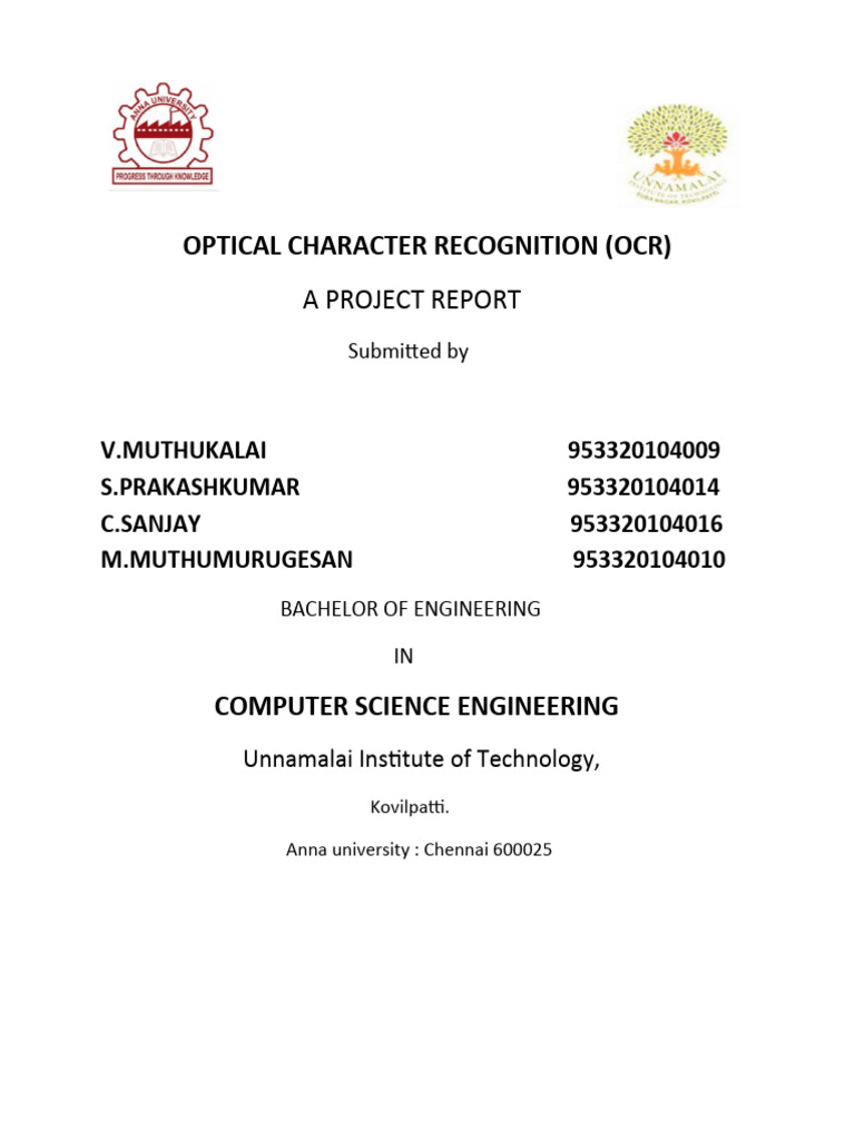 Ocr Front Page | PDF | Technology & Engineering