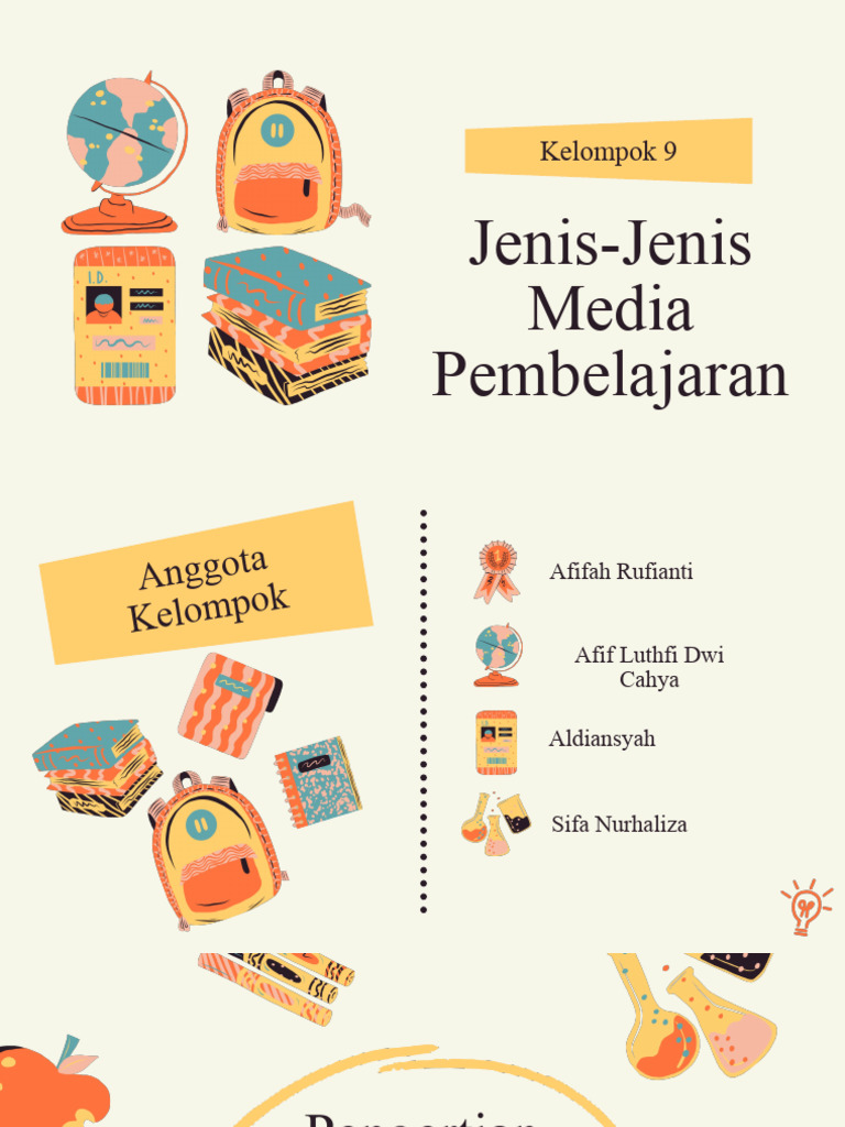 Kelompok 9 - Jenis-Jenis Media Pembelajaran | PDF
