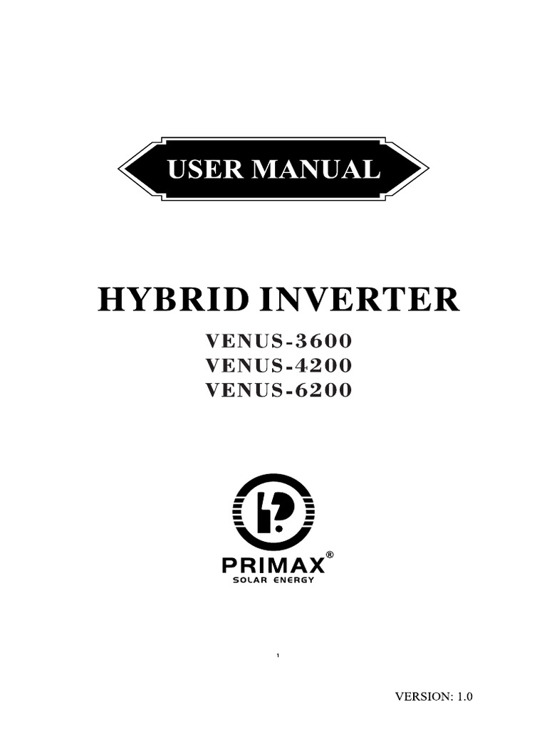 Venus-3600-4200-6200 | PDF