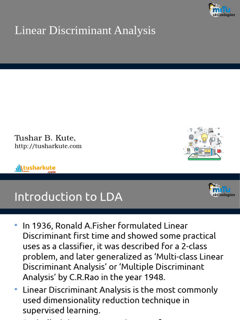 Linear-Discriminant-Analysis | PDF | Principal Component Analysis | Variance