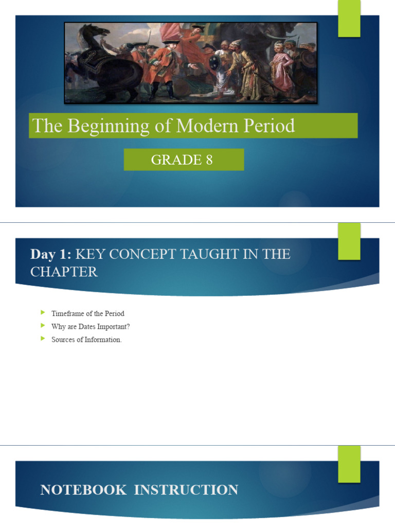 L1-The Beginning of Modern Period | PDF | British Empire | Time