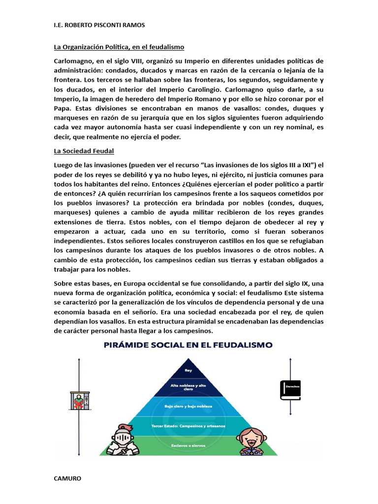 CLASES 27 MAYO | Descargar gratis PDF | Feudalismo | Nobleza