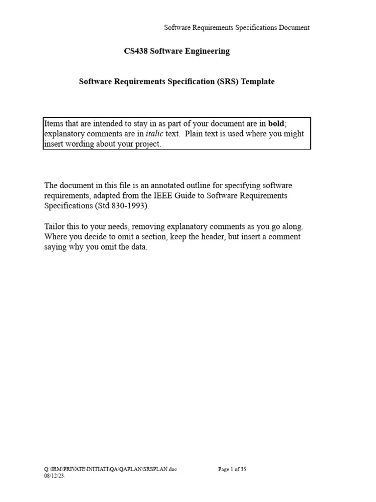 Srs 1 | PDF | Microsoft Sql Server | Specification (Technical Standard)