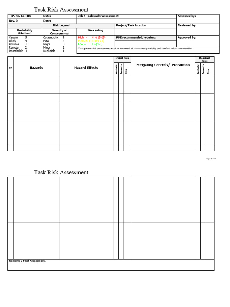 Ke Tra | PDF | Risk | Risk Assessment