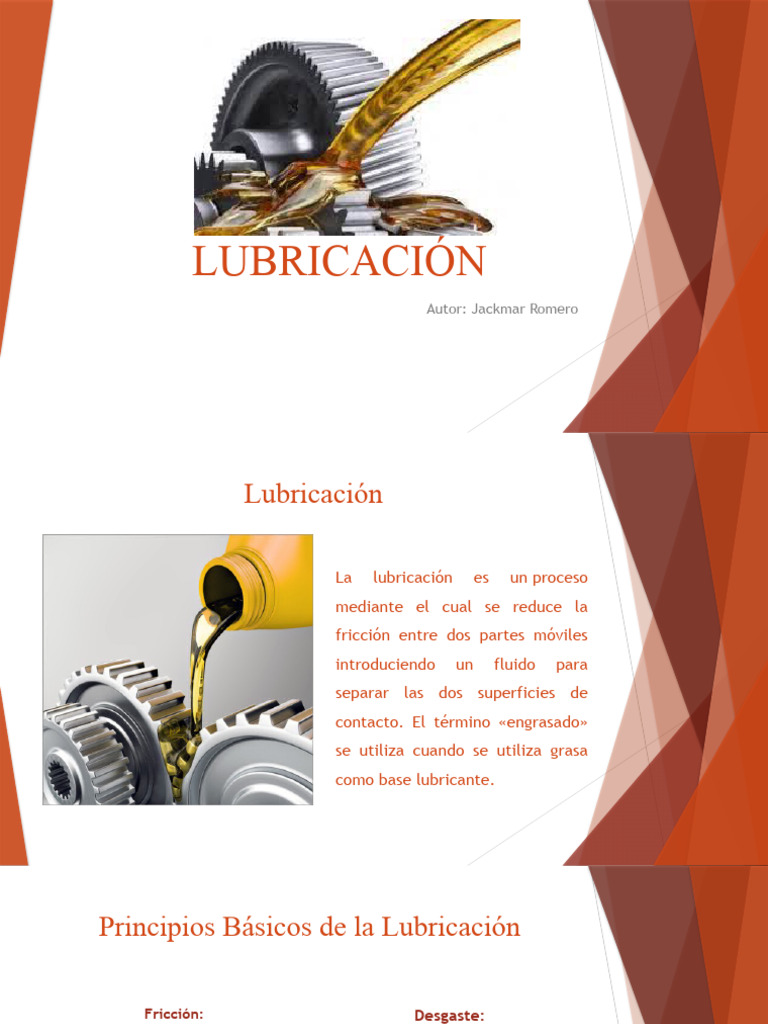 Lubricacion | PDF | Lubricante | Fricción