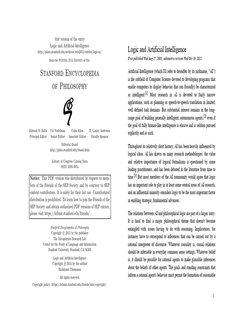 Logic-Ai A4 | PDF | Artificial Intelligence | Intelligence (AI) & Semantics