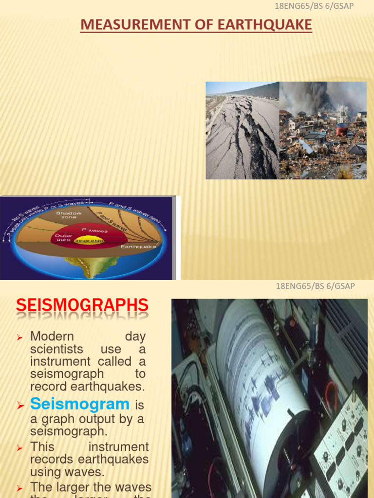 Measurement of Earthquake | Download Free PDF | Earthquakes | Plate ...
