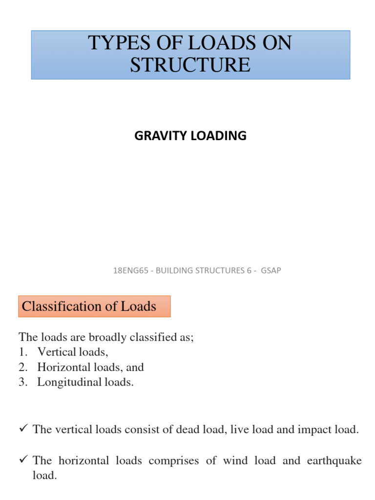 Gravity Loading | Download Free PDF | Structural Load | Mechanical ...