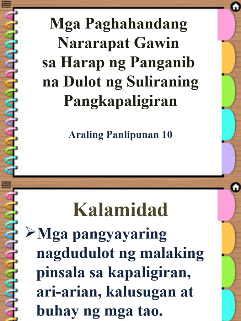 Mga-Paghahanda-sa-Kalamidad | PDF