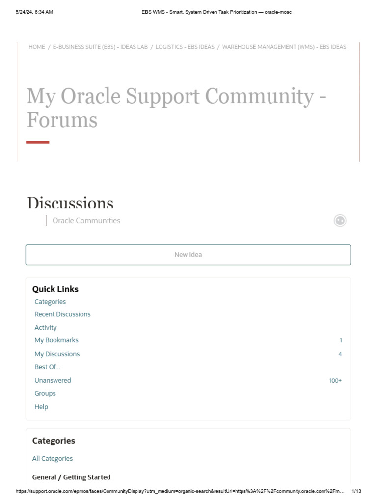 Smart Task Prioritization in EBS WMS | PDF | Oracle Corporation | Warehouse