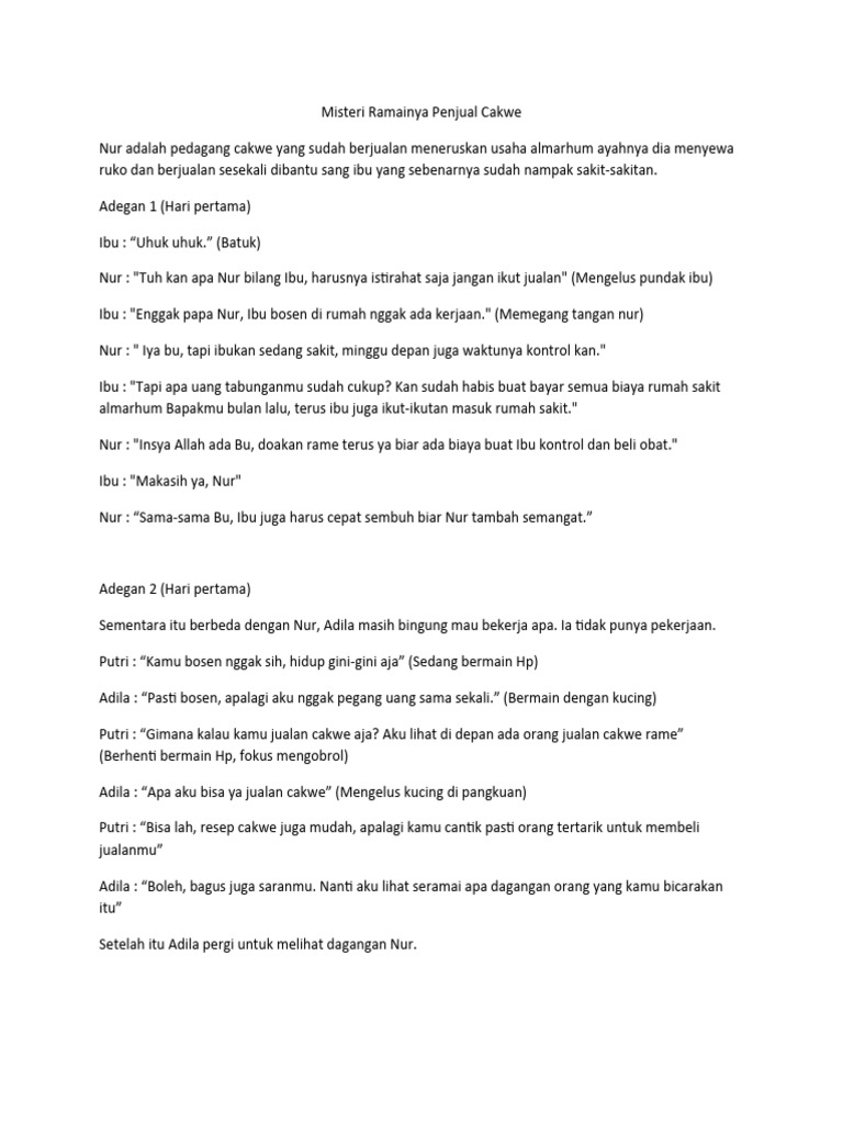 Naskah Drama Indo | PDF