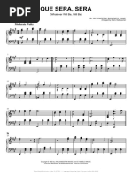 Que Sera, Sera - Doris Day (Piano Sheet) | PDF